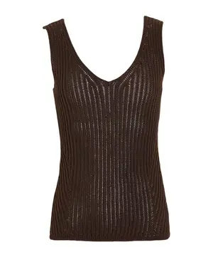Max Mara Knitted V-neck Vest