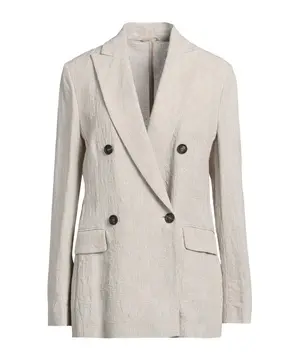 Brunello Cucinelli Double-breasted Blazer - Nude