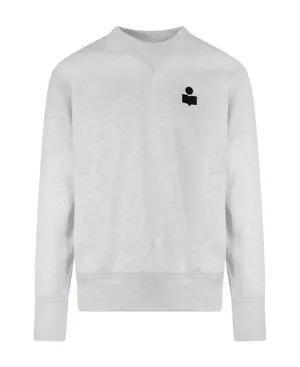 Isabel Marant Étoile Logo Printed Crewneck Sweatshirt - White