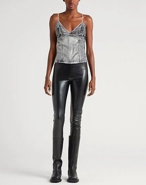 DIESEL® Tie-dye Denim Sleeveless V-neck Top
