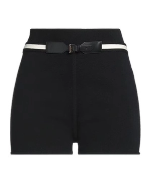 Max Mara Bermuda Shorts With Leather Trim Detail