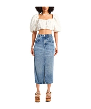 Isabel Marant Étoile Denim Pencil Skirt