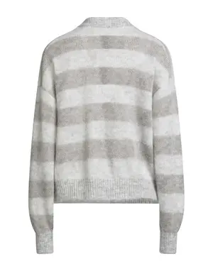 Brunello Cucinelli Striped V-neck Sweater