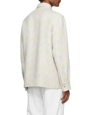 Casablanca Logo-appliqué Monogram-jacquard Jacket