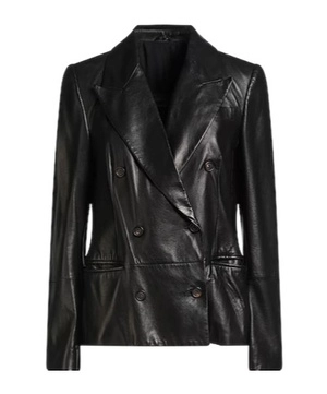 Brunello Cucinelli Double-breasted Suit Jacket - Black