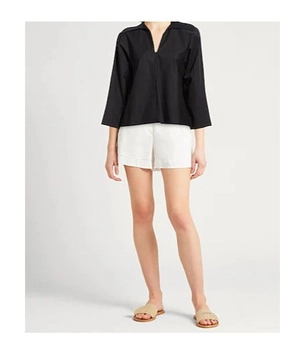 Tory Burch V-neck Long Sleeve Shirt