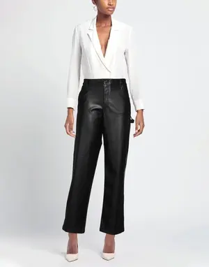Rag & Bone Solid Color Minimalist Straight-leg Trousers