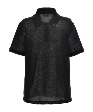 COURREGES Courrèges Ac Mesh Short-sleeved Polo Shirt