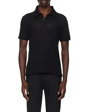 COURREGES Courrèges Ac Mesh Short-sleeved Polo Shirt