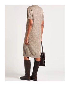 Brunello Cucinelli Short-sleeved Midi Dress