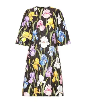 Dolce & Gabbana Floral Jacquard Dress