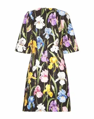 Dolce & Gabbana Floral Jacquard Dress