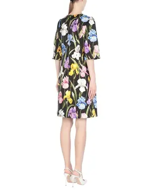Dolce & Gabbana Floral Jacquard Dress