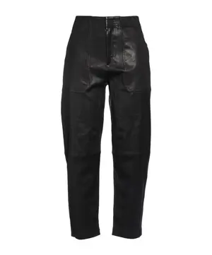 Rag & Bone Minimalist Straight-leg Leather Pants - Black