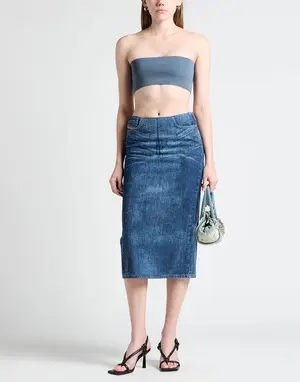 DIESEL® Stylish Medium Denim A-line Skirt