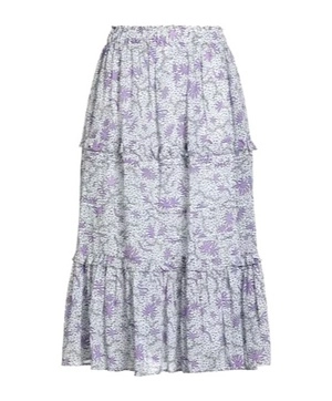 Isabel Marant Étoile Printed Tiered Midi Skirt
