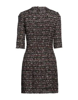Dolce & Gabbana Multicolor Tweed Dress
