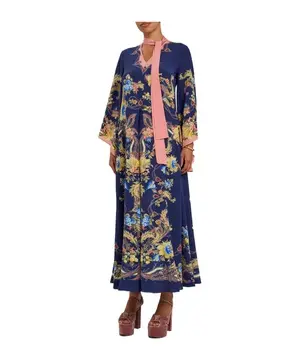 Etro Printed Silk Maxi Dress