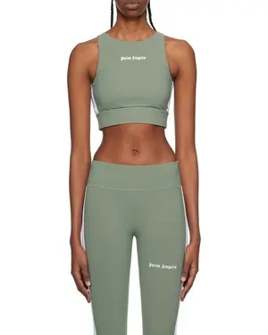 Palm Angels Logo-print Round Neck Tank Top
