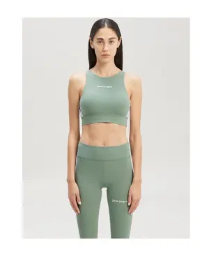 Palm Angels Logo-print Round Neck Tank Top