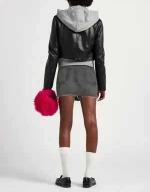 MAISON MARGIELA Colored Washed Denim Pencil Skirt