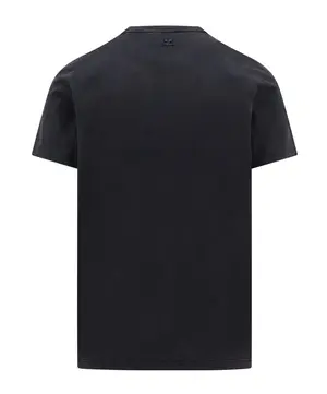 COURREGES Courrèges Logo Embroidered Crewneck T-shirt