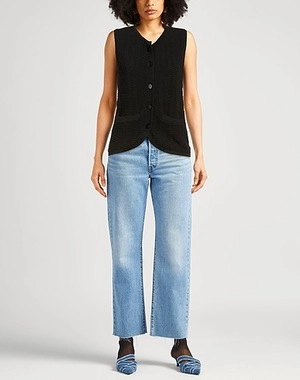 Rag & Bone Solid-color Knitted Waistcoat