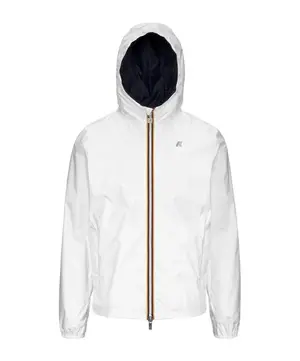 K-WAY Packable Zip-up Hooded Jacket - White