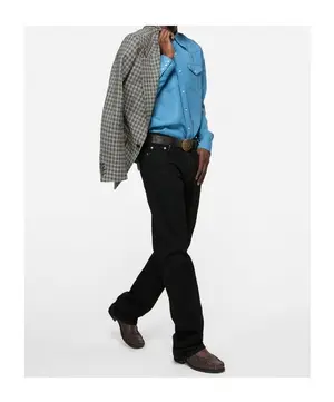 Acne Studios Button Detailed Flared Jeans