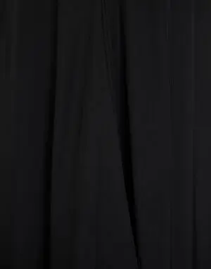 Sportmax Sleeveless Deep V-neck Asymmetrical Dress