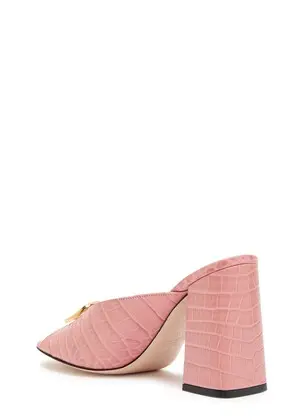 Valentino Garavani Effect Leather Mules