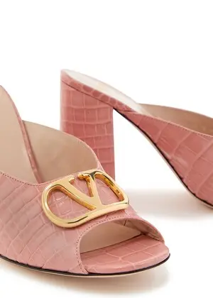 Valentino Garavani Effect Leather Mules