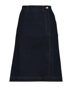Dolce & Gabbana Dark Wash Denim Flared Skirt