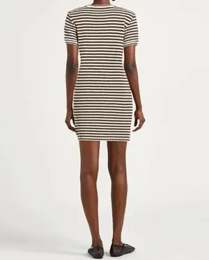 MAXCO. Max&co. Striped Knit Crewneck Dress