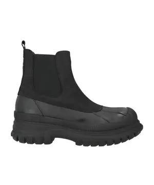 GANNI Solid-colored Thick-soled Boots - Black