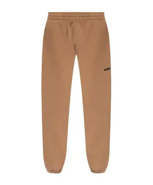 MISBHV Logo-printed Tapered Leg Track Pants - Brown