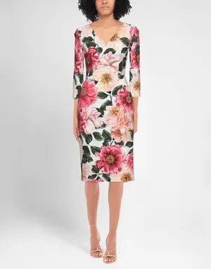 Dolce & Gabbana Floral Slim-fit Dress