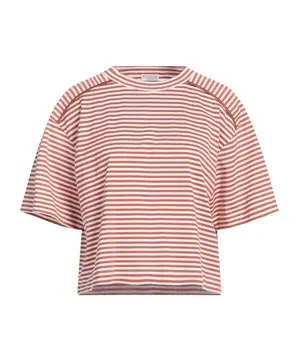 Brunello Cucinelli Striped Crewneck Short Sleeve T-shirt