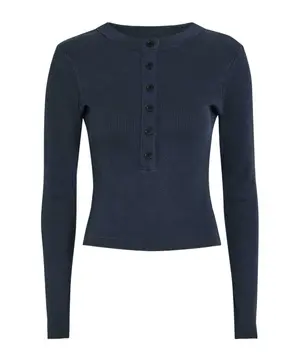 Citizens Of Humanity Ribbed Henley Top