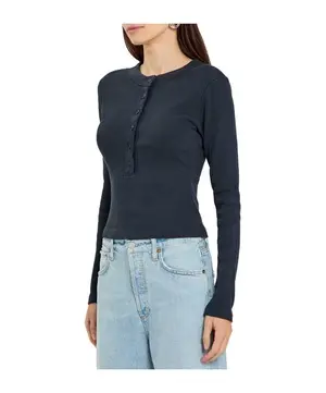 Citizens Of Humanity Ribbed Henley Top