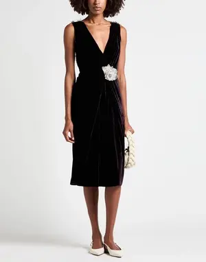 Dolce & Gabbana Velvet Sleeveless Dress