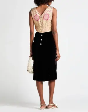 Dolce & Gabbana Velvet Sleeveless Dress