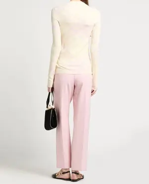 Burberry Striped Long Sleeve Sweater