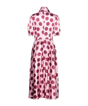 Dolce & Gabbana Polka Dot Satin Dress