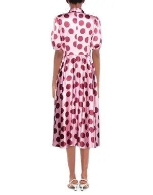 Dolce & Gabbana Polka Dot Satin Dress