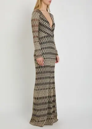 Missoni V-neck Textured Dress