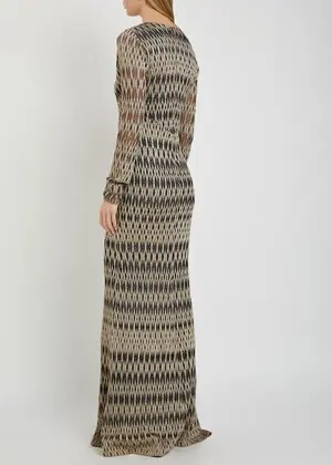 Missoni V-neck Textured Dress