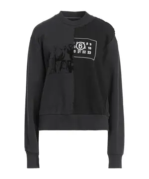 MAISON MARGIELA Plain Colour Sweatshirt - Black