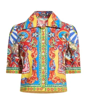 Dolce & Gabbana Short Sleeve Printed Shirt