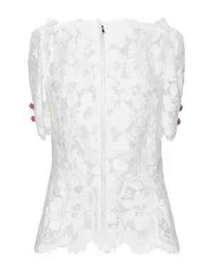 Dolce & Gabbana Lace Short Sleeve Top